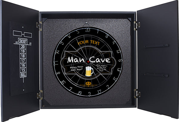 BFR Man Cave Dart Board + Cabinet Combo