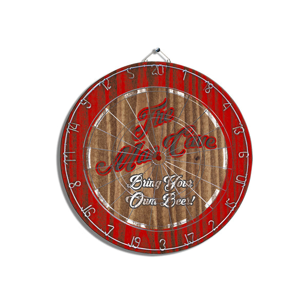 BNC Man Cave Dart Board + Cabinet Combo